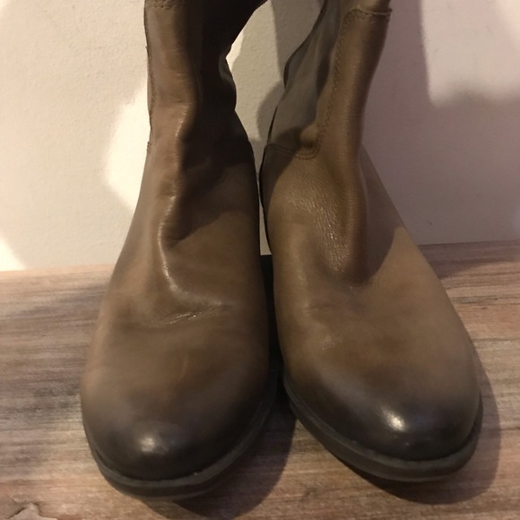 Sam Edelman | Shoes | Sam Edelman Penny Leather Riding Boot Gray | Poshmark
